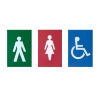 Hoppe AR607 Nylon Toilet Signage - Locks and Fittings