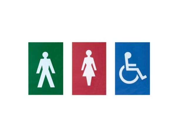 Hoppe AR607 Nylon Toilet Signage - Locks and Fittings