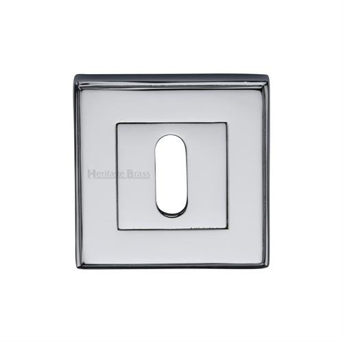 Standard Key Stepped Escutcheon Square - Locks and Fittings